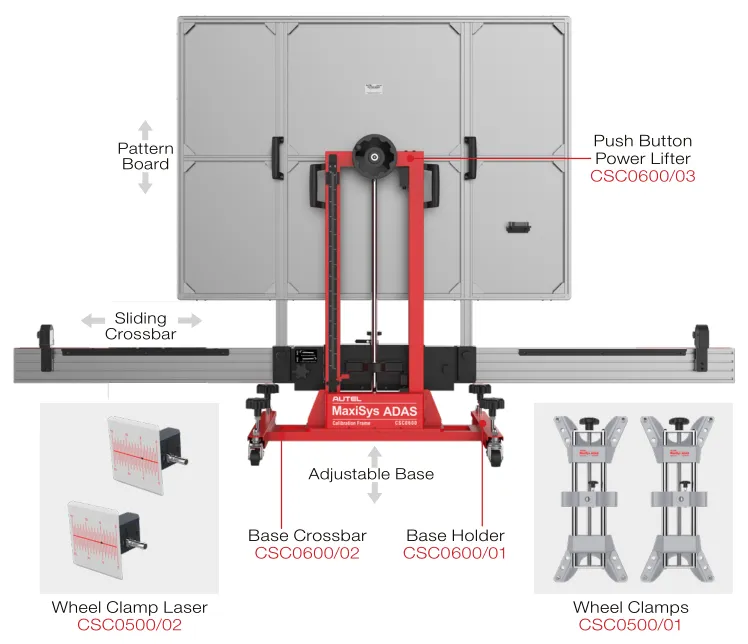 Autel MaxiSys ADAS Calibration Tool Advance Driver Assistance System ...
